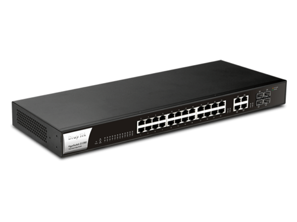 DRAYTEK - 28-Port Managed Gigabit Switch (VigorSwitch 1280) - XYSoft